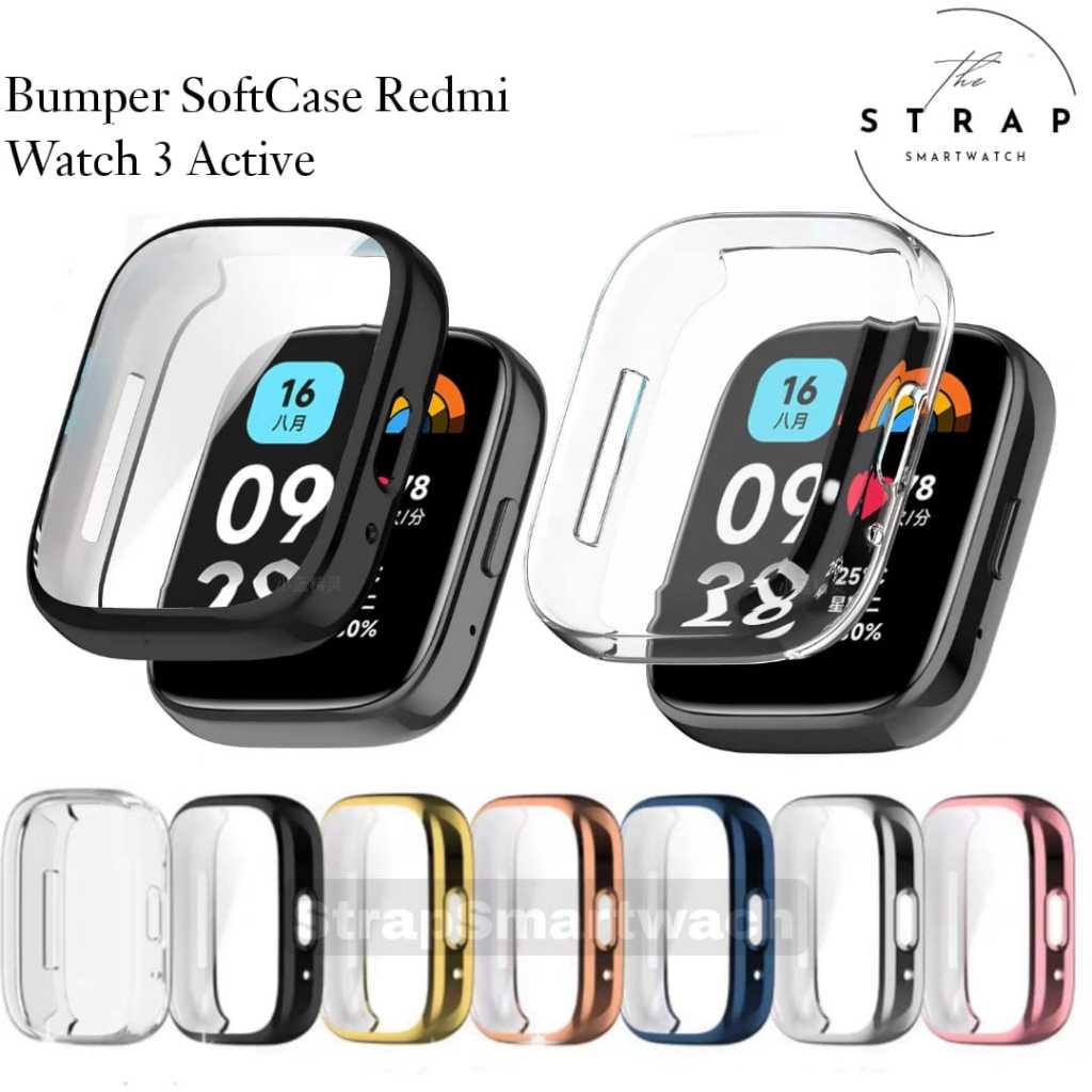 Jual Bumper TPU Soft Case REDMI WATCH 3 ACTIVE Bumper Casing Screen ...