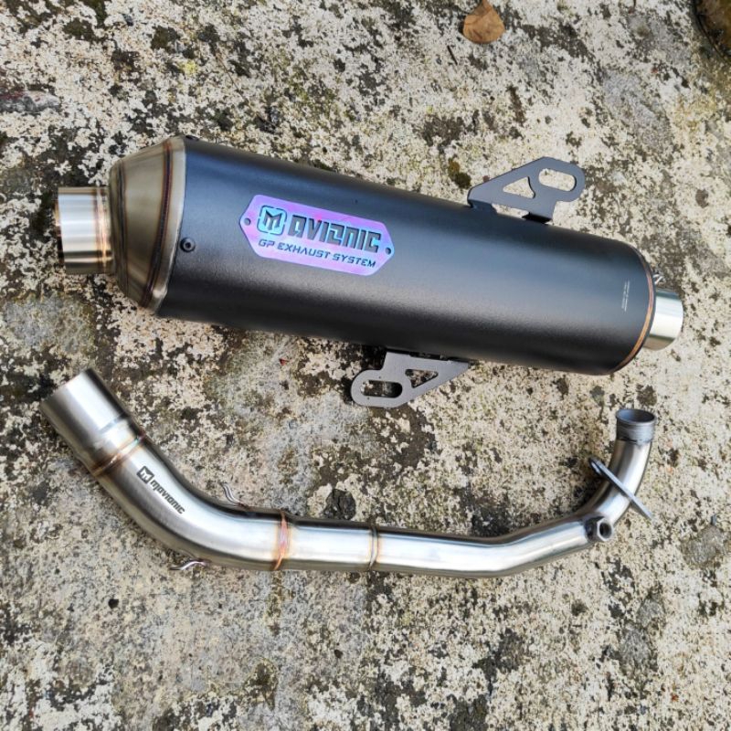 Jual Knalpot standar racing Aerox Nmax Vario PCX ADV Stylo Beat fullset ...