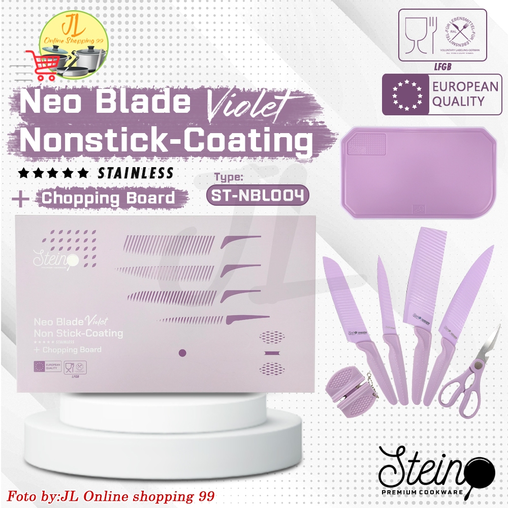 Jual STEIN STEINCOOKWARE pisau set talenan neo blade violet type ST ...
