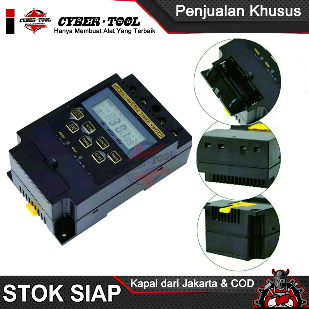 Jual KG316T Digital Timer Microcomputer Programmable Switch 220V 380V ...