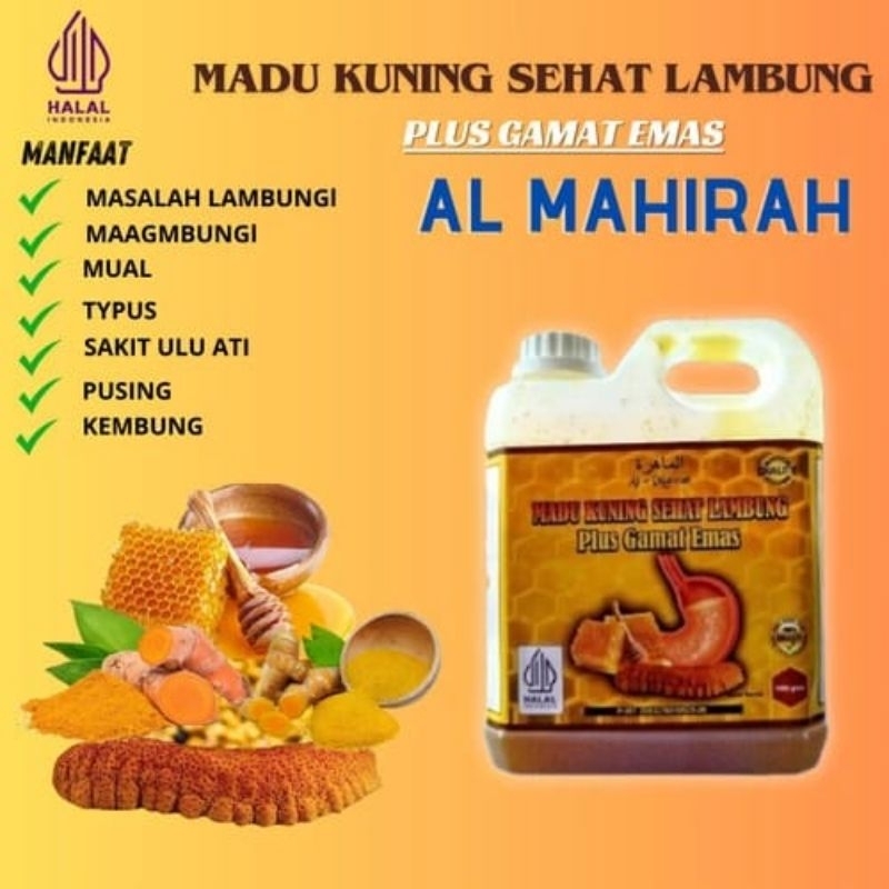 Jual MADU KUNING SEHAT LAMBUNG PLUS GAMAT EMAS 1 Kg | Shopee Indonesia
