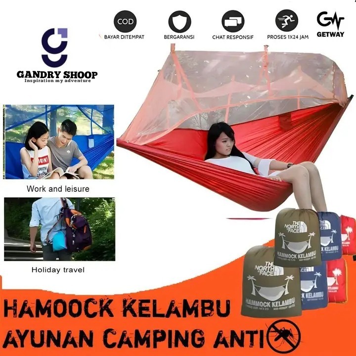 Jual [COD] Hammock ayunan kelambu kotak - hammock ayunan anti nyamuk ...