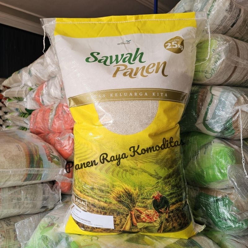 Jual [Kargo] Beras Sawah Panen Wilmar 25 Kg | Shopee Indonesia