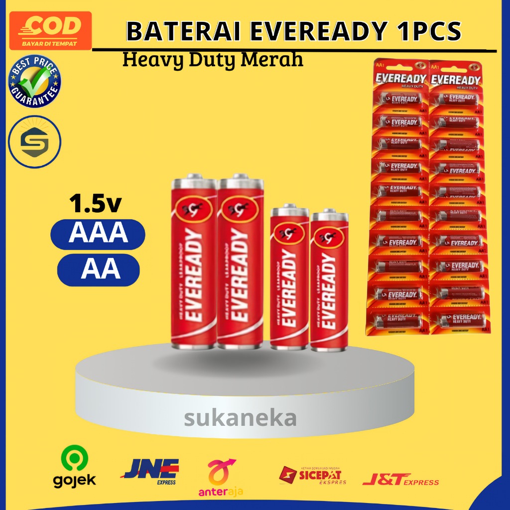 Jual Eveready Baterai Battery AA A2 1.5v Untuk Elektronik Remot Jam ...