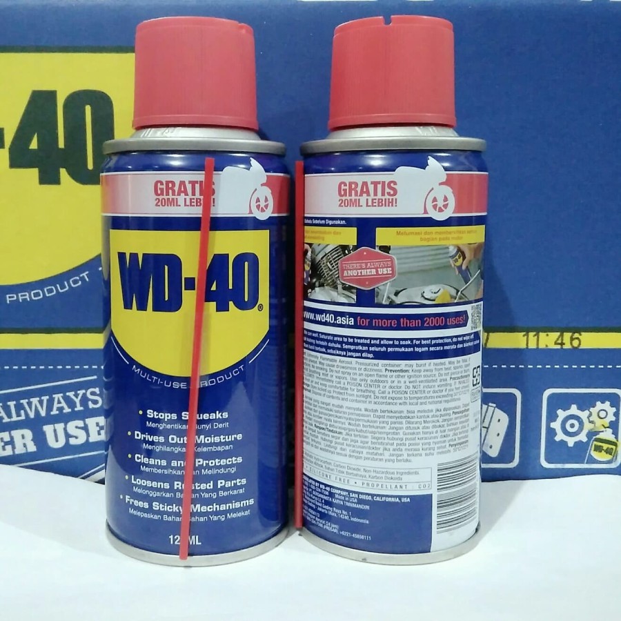 Jual WD-40 Pelumas Anti Karat 4 fl oz 120ml Lubricant WD40 120 mm | Shopee Indonesia