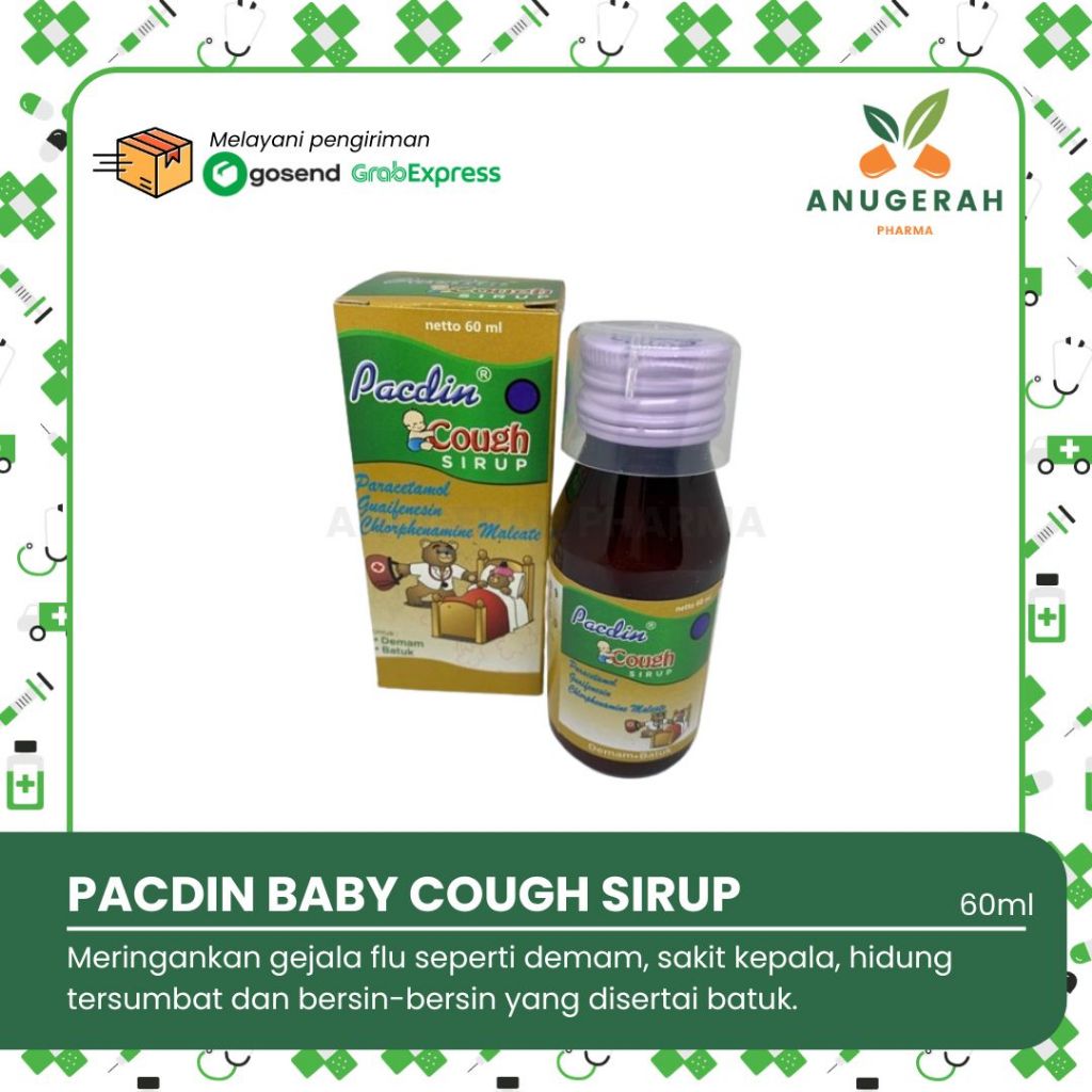 Jual Pacdin Baby Cough Sirup 60ml | Shopee Indonesia