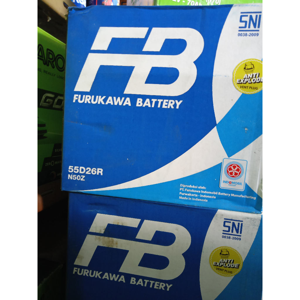 Jual Aki Baterai Basah Furukawa Battery N50Z /55D26R 12V 60Ah | Shopee Indonesia