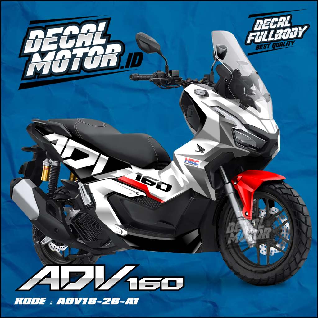 Jual STIKER DECAL ADV 160 DESAIN SIMPLE CUSTOM LIS HRC - ADV16 | Shopee ...