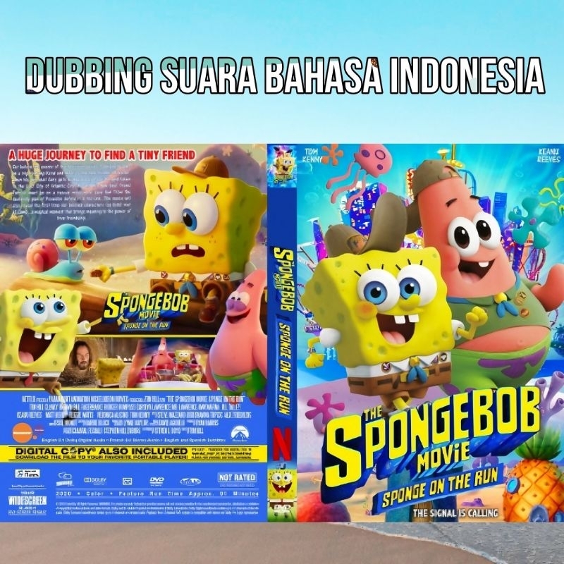 Jual KASET FILM THE SPONGEBOB MOVIE SPONGE ON THE RUN - KASET VIDEO HD ORIGINAL FILM SPONGEBOB ...