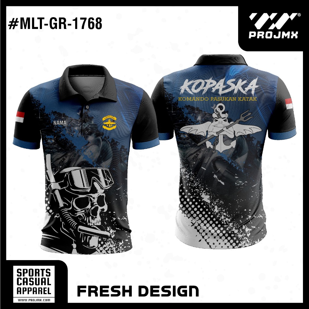 Jual PROJMX - KAOS JERSEY KOMANDO PASUKAN KATAK / KOPASKA TERBARU FULL ...
