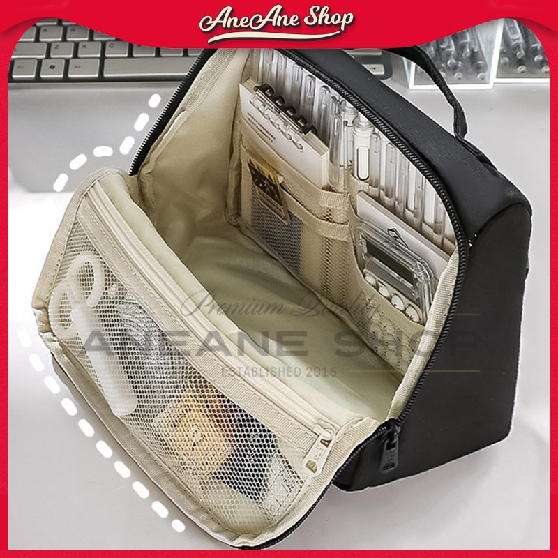 Jual Tempat Pensil Kanvas Kapasitas Besar ZHIBIGE Model Tas Penyimpanan ...