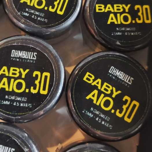 Jual Ohmbulls AIO - Baby Aio 0.30Ohm Authentic Prebuild Ohm | Shopee ...