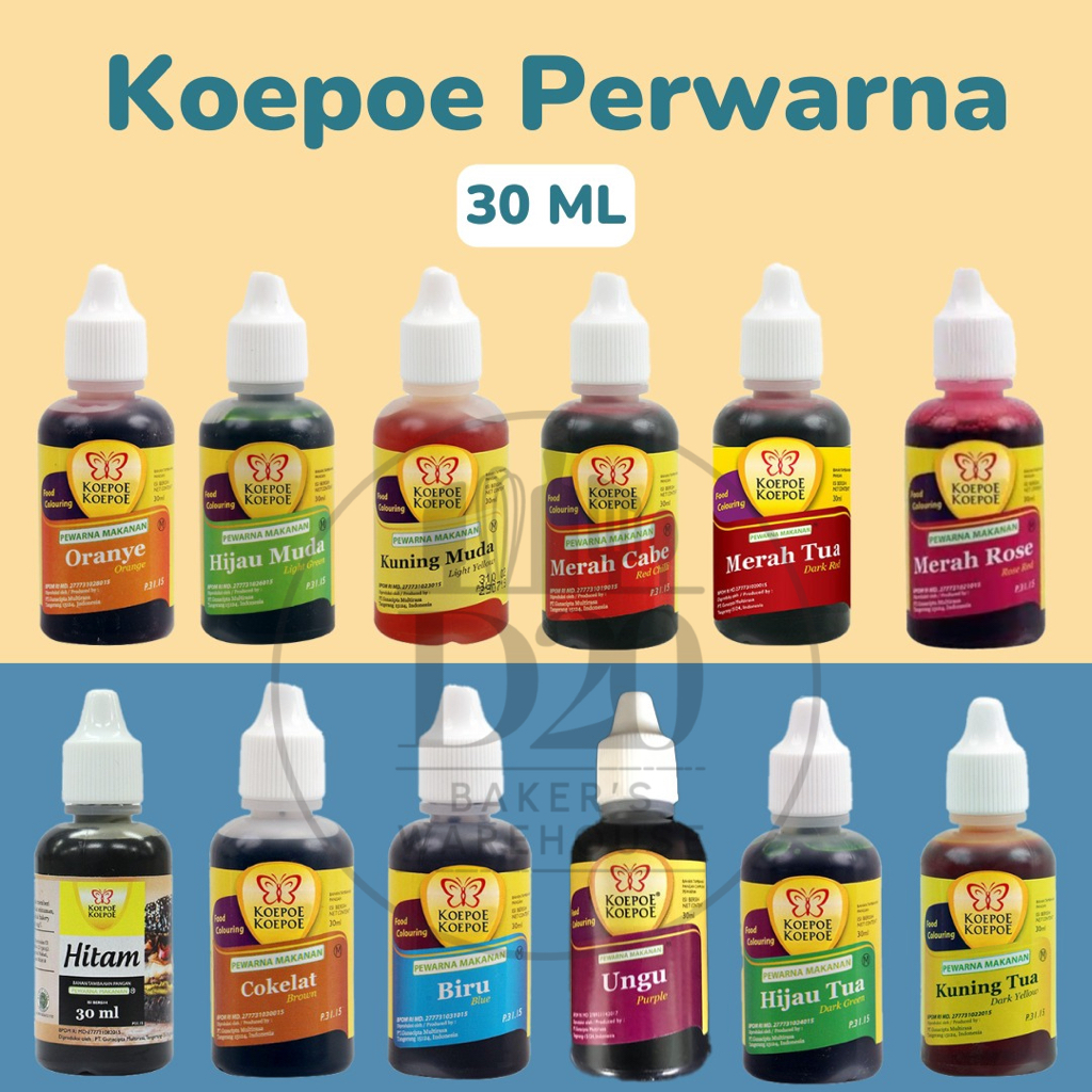 Jual Koepoe Koepoe Pewarna Makanan 30ml | Shopee Indonesia