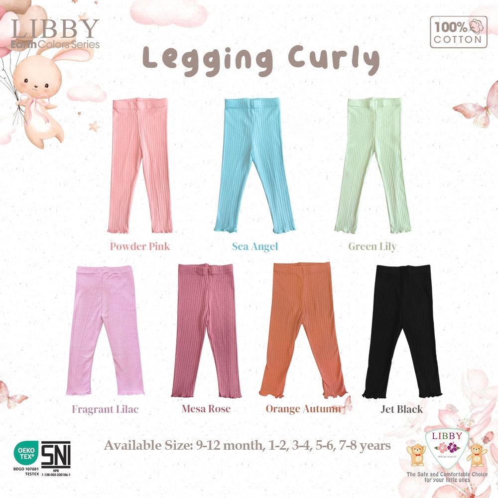 Jual LIBBY Earth Legging Anak Perempuan Curly Girl (1PCS ) - Legging Bayi & Anak Perempuan 0-12 ...