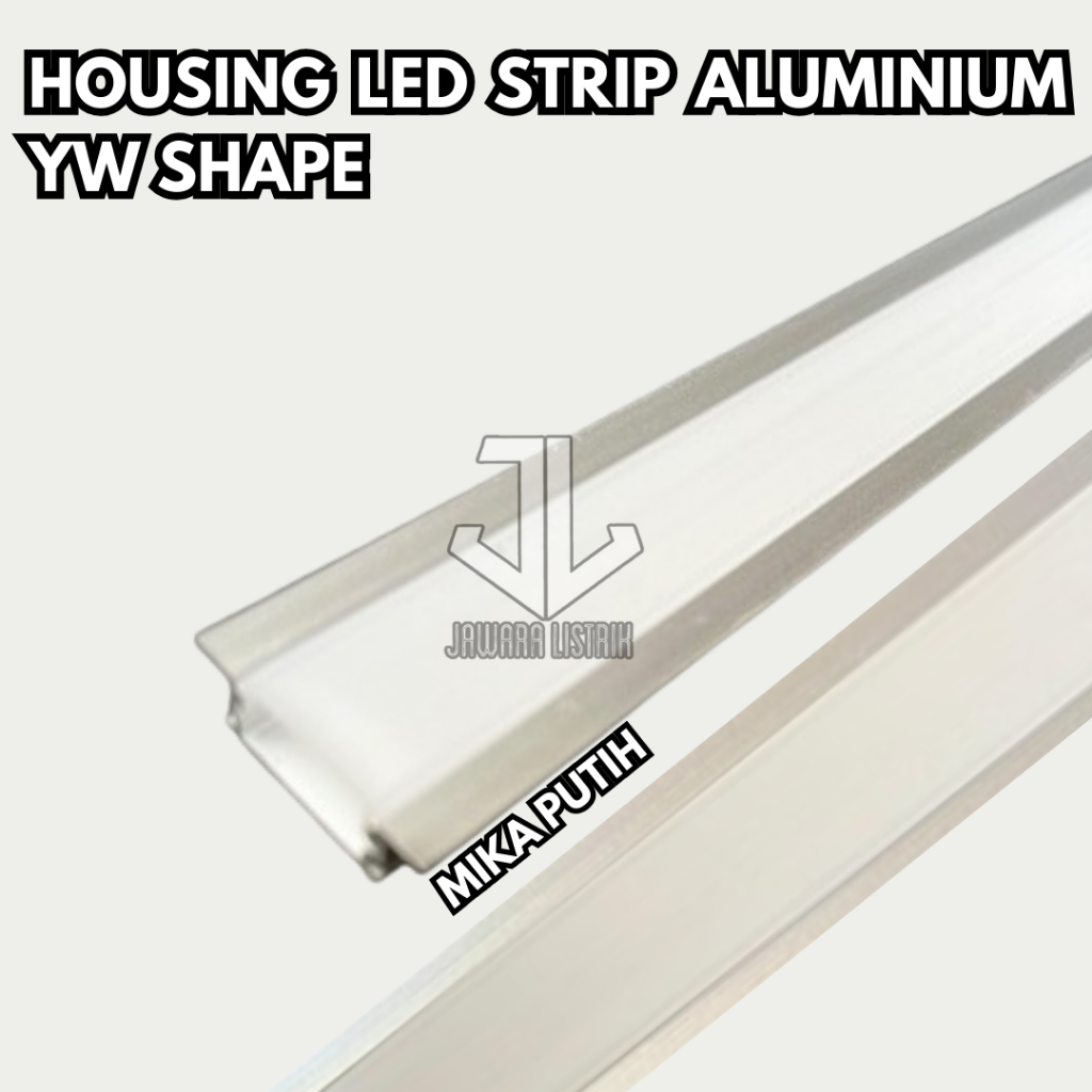 Jual HOUSING RUMAH LED STRIP BENTUK SAYAP/YW ALUMUNIUM TEBAL PER 1 METER | Shopee Indonesia
