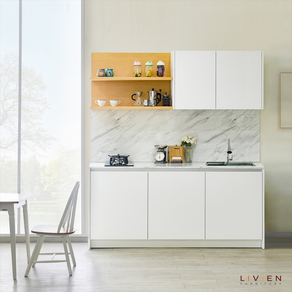 Jual LIVIEN Kitchen Set Super Lebar 60cm / Kabinet DapurQuenella ...