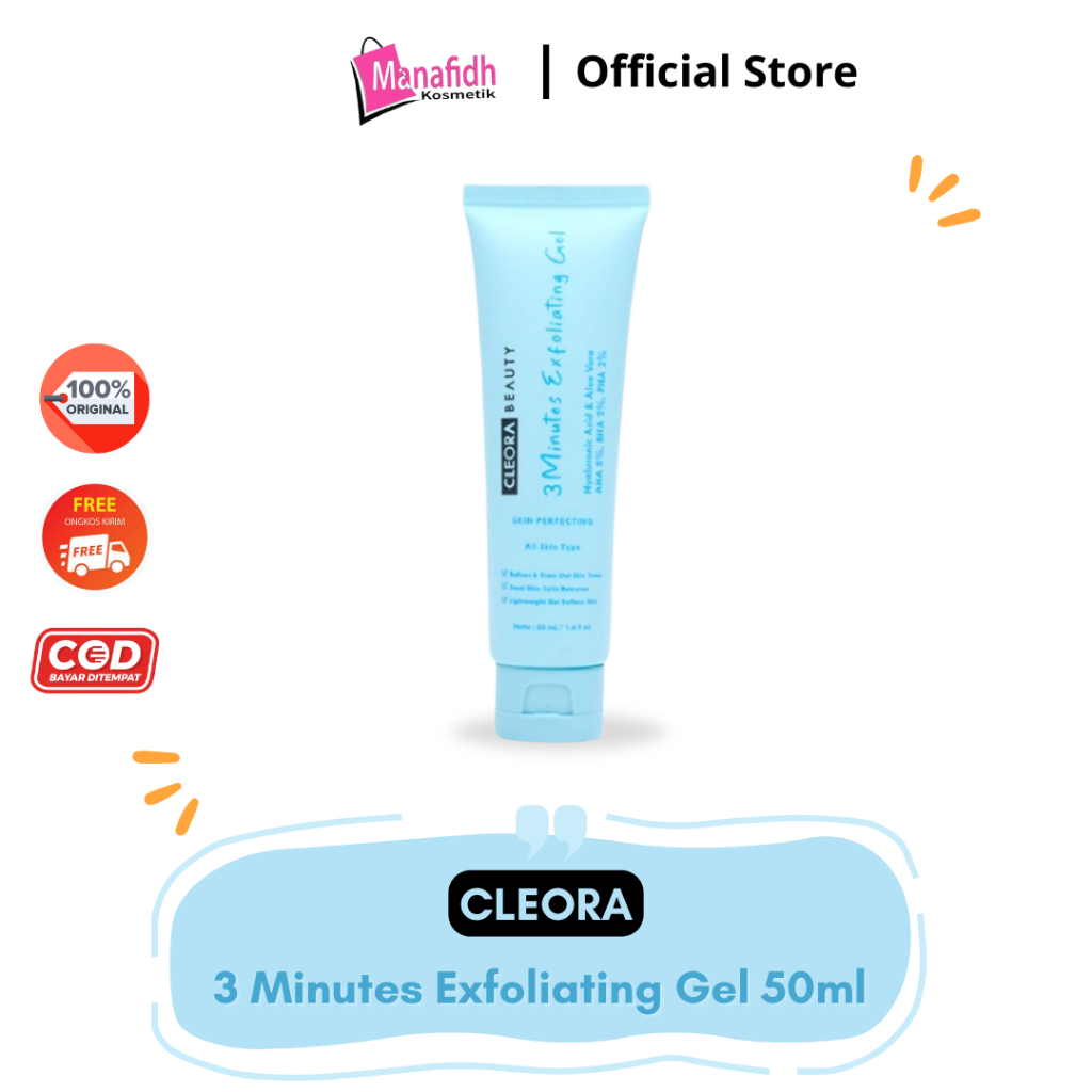 Jual Cleora 3 minutes exfoliating gel - Cleora Beauty 50 ML | Shopee ...