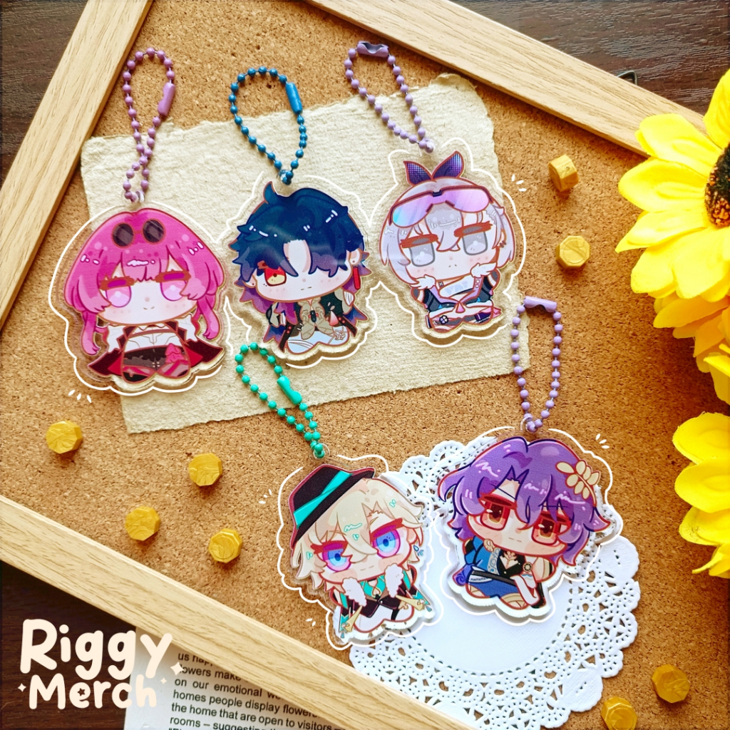 Jual (RiggyMerch) HSR Boncel Charm Keychain | Keychain Honkai Star Rail ...