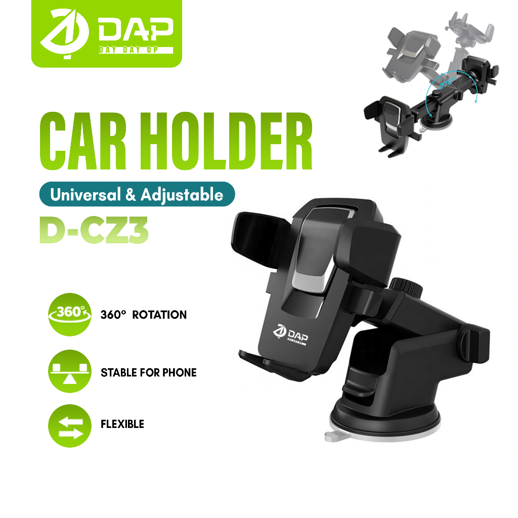 Jual DAP Universal Car Holder D-CZ3 360° Rotable For Smartphone ...