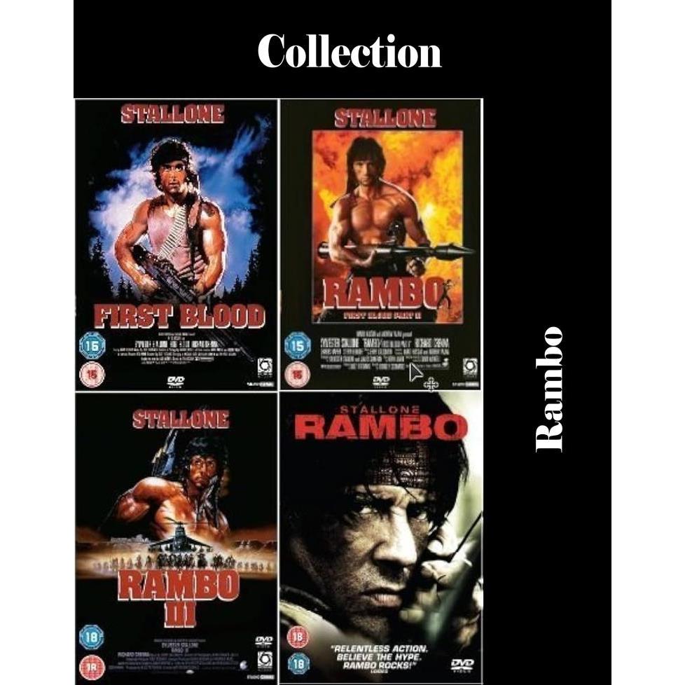Jual DVD - Rambo Collection (1982 - 2019) | Shopee Indonesia