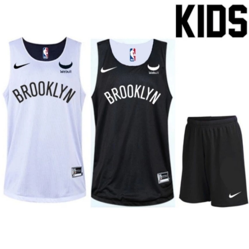 Jual JERSEY BASKET ANAK BROOKLYN/baju basket/baju olahraga/pria/wanita ...