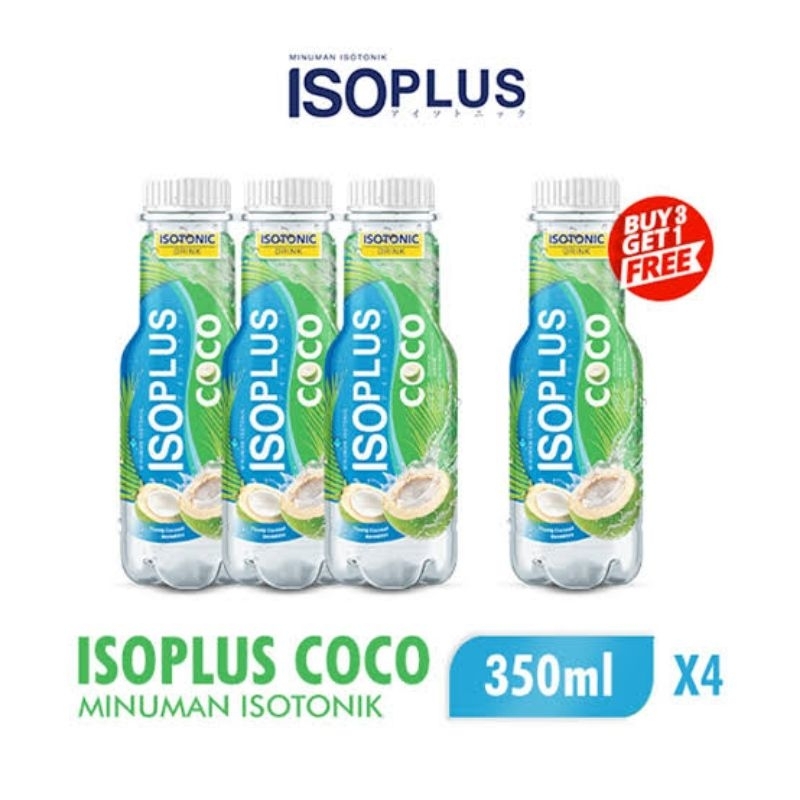 Jual Isoplus Coco 350ml x4 | Shopee Indonesia