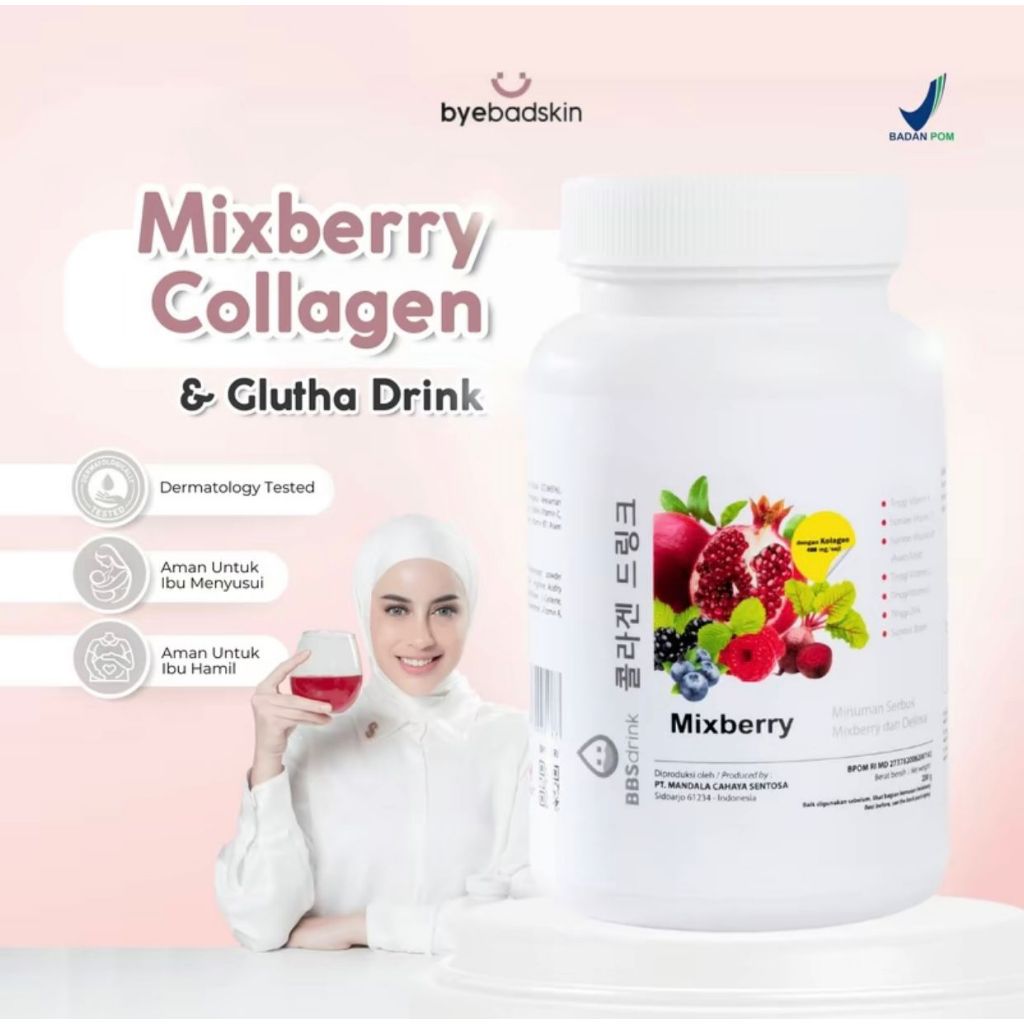 Jual Mixberry Collagen and Glutha Drink | Shopee Indonesia