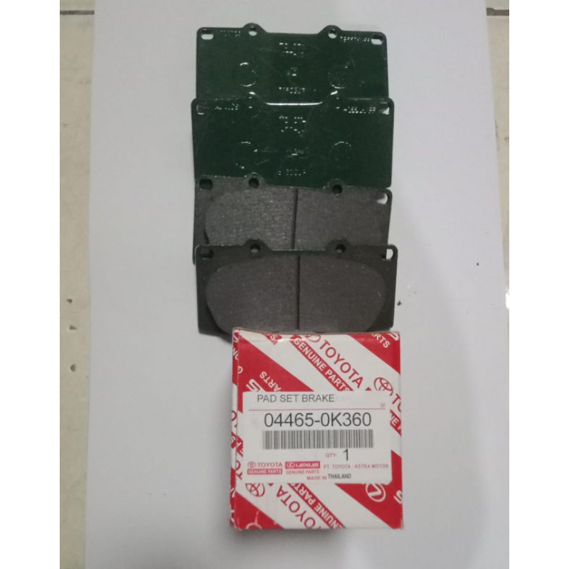 Jual brake pad kampas rem depan toyota fortuner old hilux revo 04465-0k360 | Shopee Indonesia