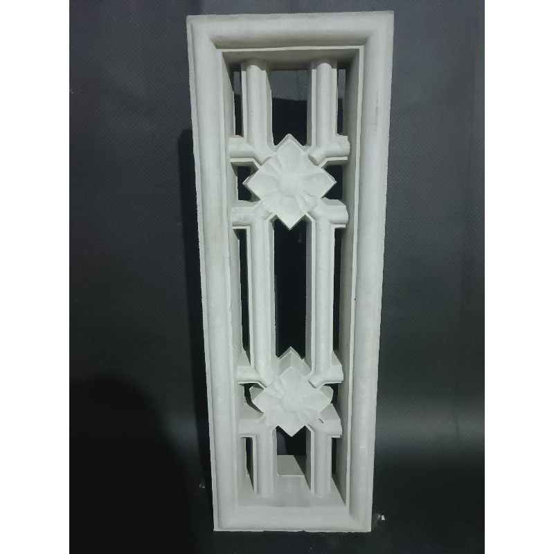Jual cetakan roster fiber/cetakan angin angin model cor basah 2 muka ...