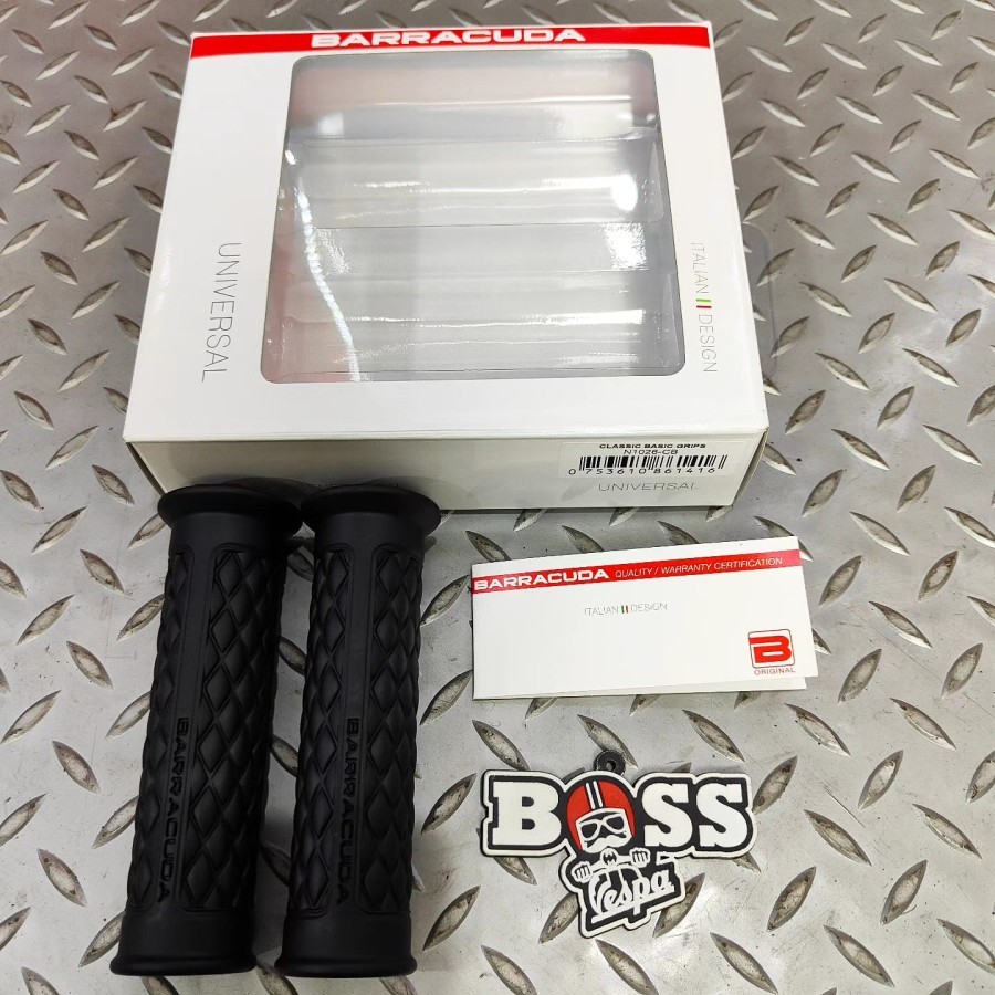 Jual Handgrip Barracuda Classic Basic Original Universal Vespa Sprint Primavera S LX | Shopee ...