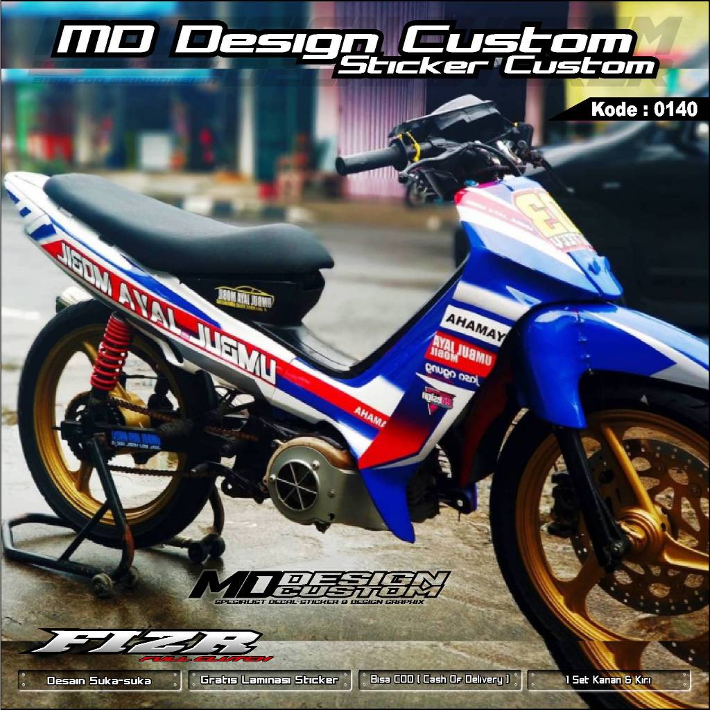 Jual 0140 (COD) Sticker Decal FIZ R FullBody Bebas Request Terbaru ...