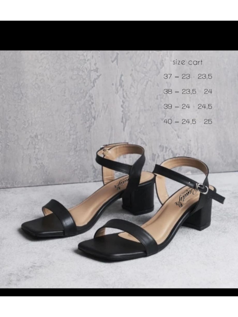 Jual SANDAL HEELS SIMPEL 3 CM DAN 5 CM ukuran 36-42 | Shopee Indonesia