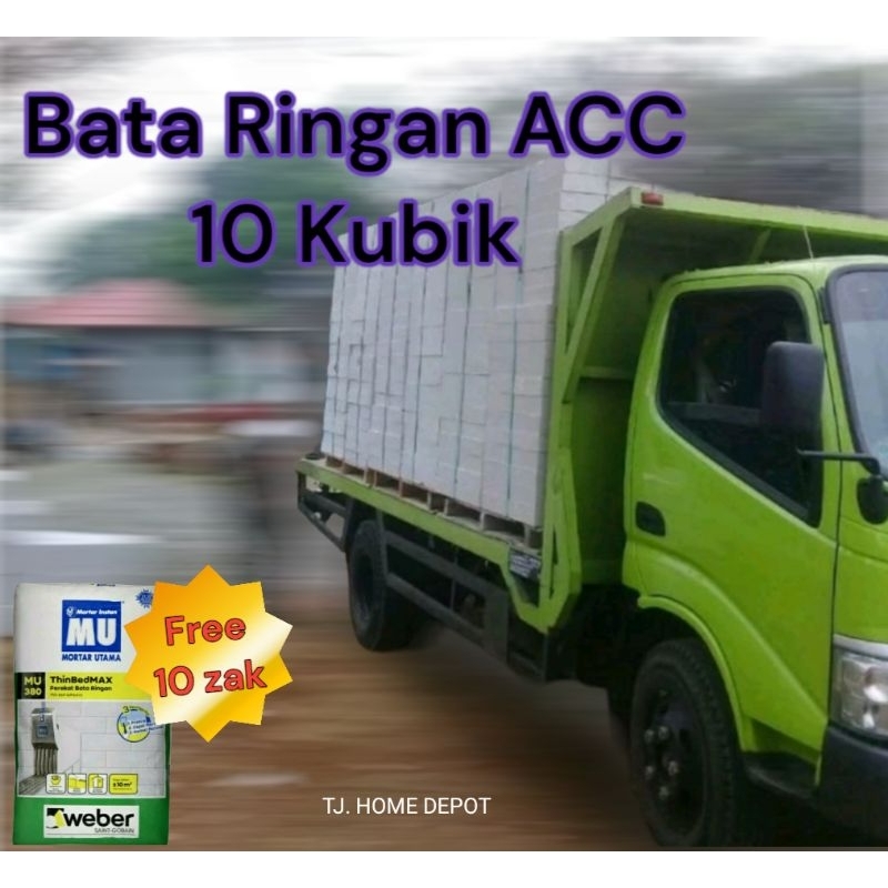 Jual PROMO BUNLING Bata Ringan AAC Hebel Herbel Grade A 1rit (10 m2 ...