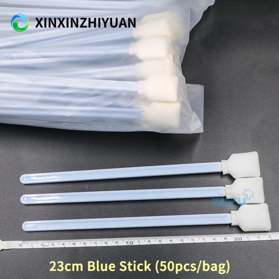 Jual 50pcs Cotton swab jumbo besar head cleaning Printer - Stick head ...