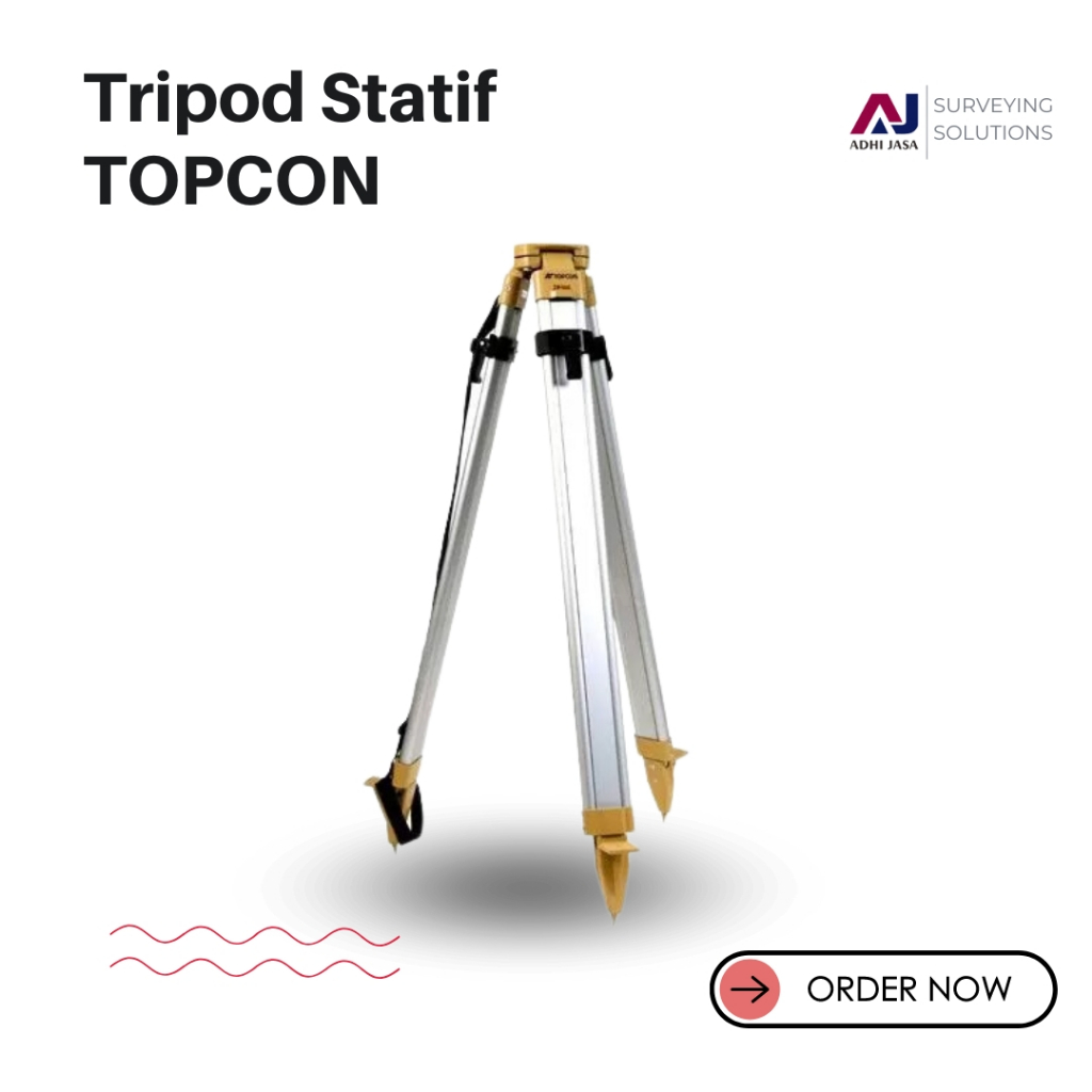 Jual Tripod Statif Topcon Untuk Total Station GPS RTK Original Tripod ...