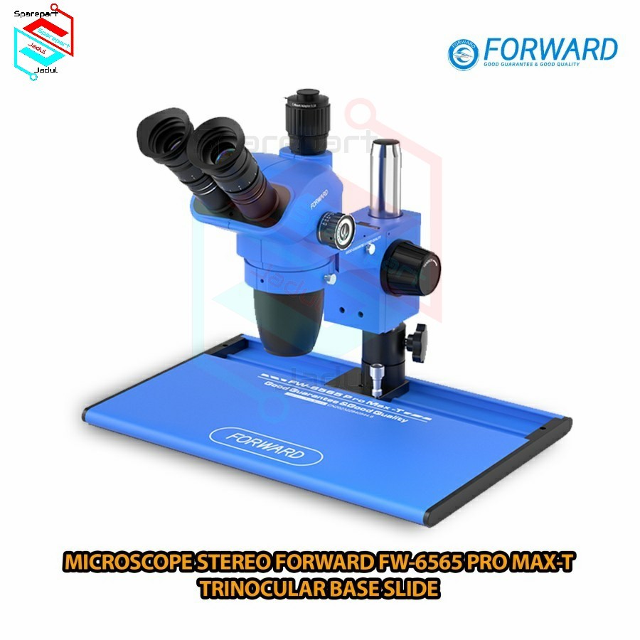 Jual Microscope Stereo Forward FW 6565 Pro Max T Trinoculer Base Slide ...