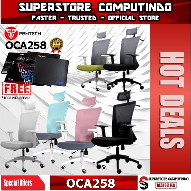 Jual Fantech Kursi Kerja Kantor OCA258 Premium Office Chair | Shopee ...