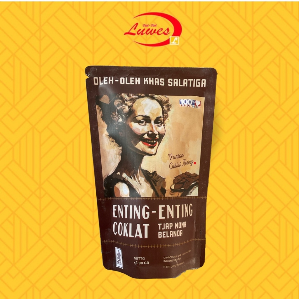 Jual enting-enting coklat cap nona belanda (oleh oleh khas salatiga ...