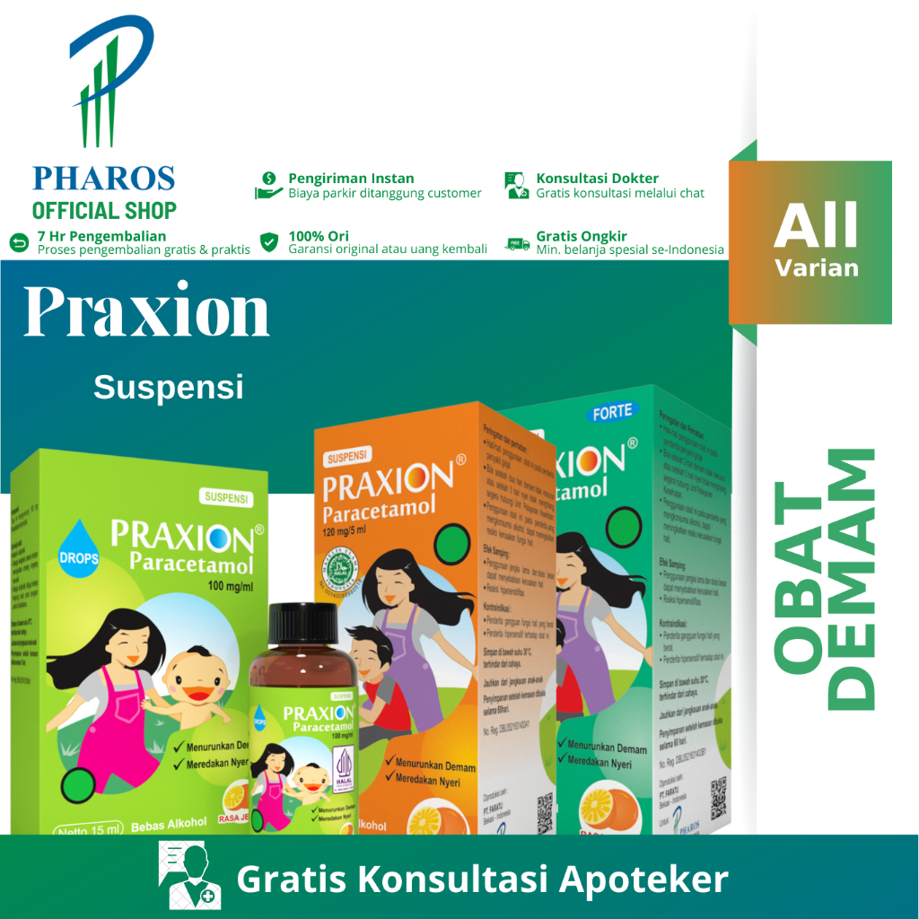 Jual Praxion Forte Sirup / Praxion Suspensi / Praxion Drop / Pereda ...