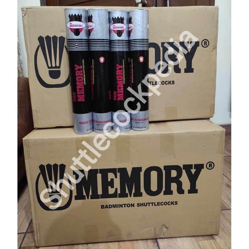 Jual Shuttlecock Pro Memory Hitam Original - 1 Dos | Shopee Indonesia