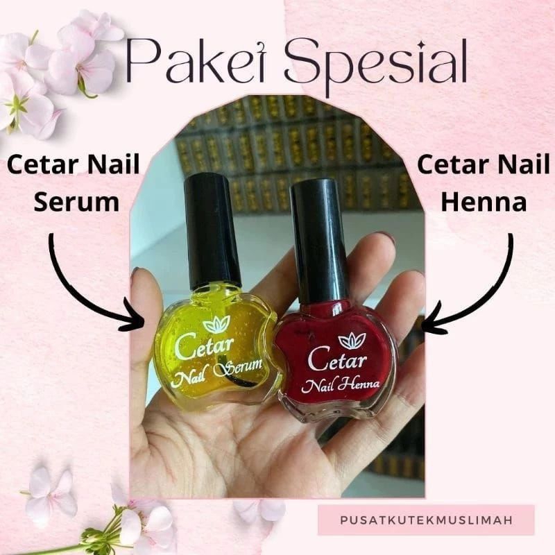 Jual Cetar Nail Henna + Serum | Shopee Indonesia