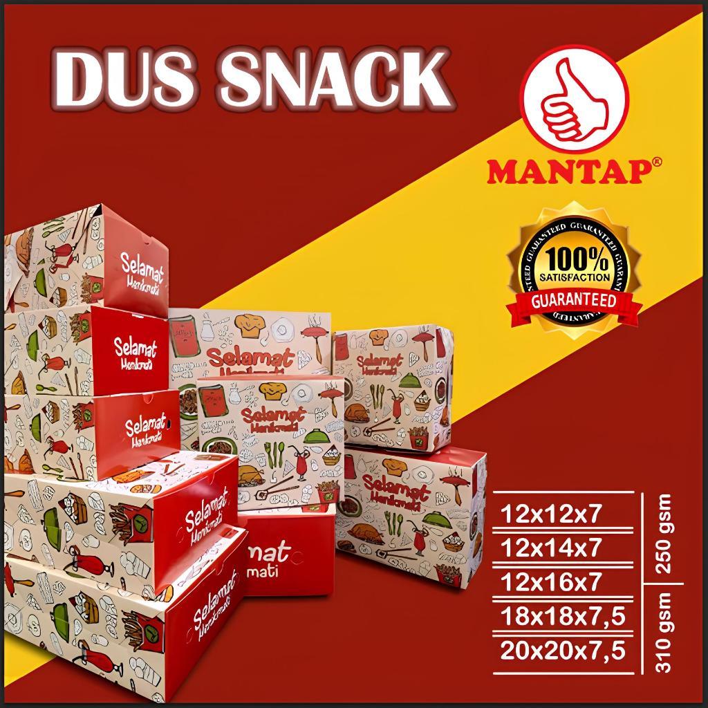 Jual Dus nasi / lunch box motif merah mantap model tutup sambung (GS ...