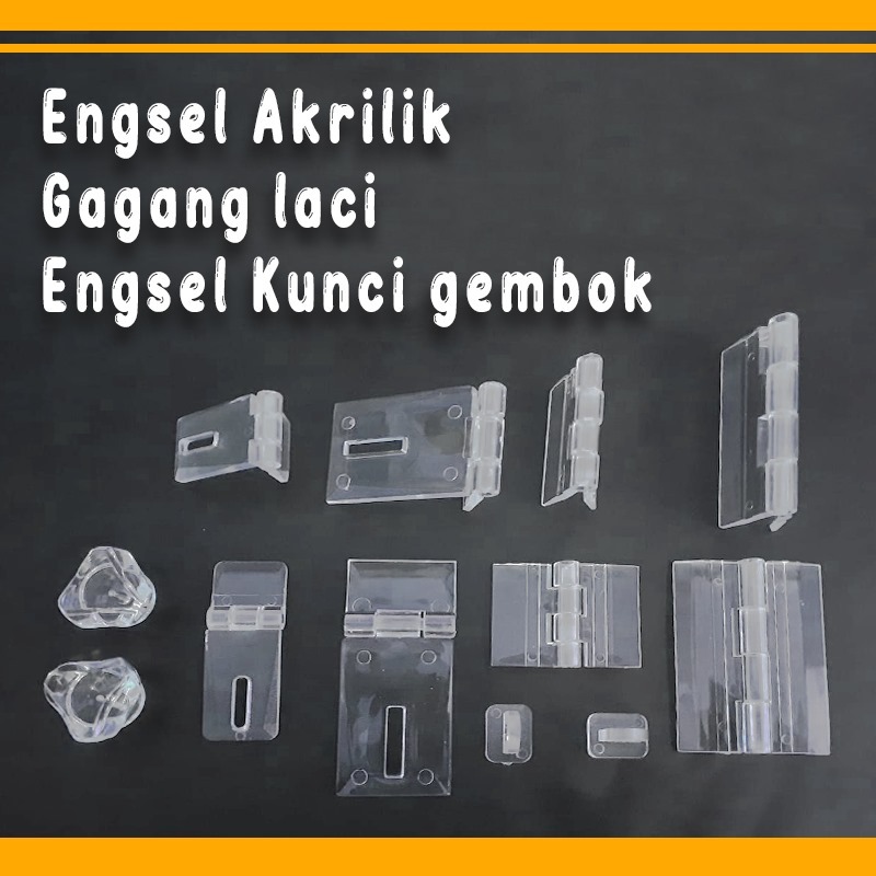 Jual engsel acrylic, gagang gembok acrylic engsel 3rb/pcs | Shopee ...