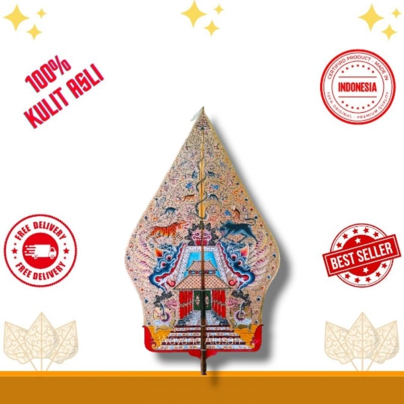 Jual Gunungan wayang kulit halus [tinggi gunungan standar 85cm ...