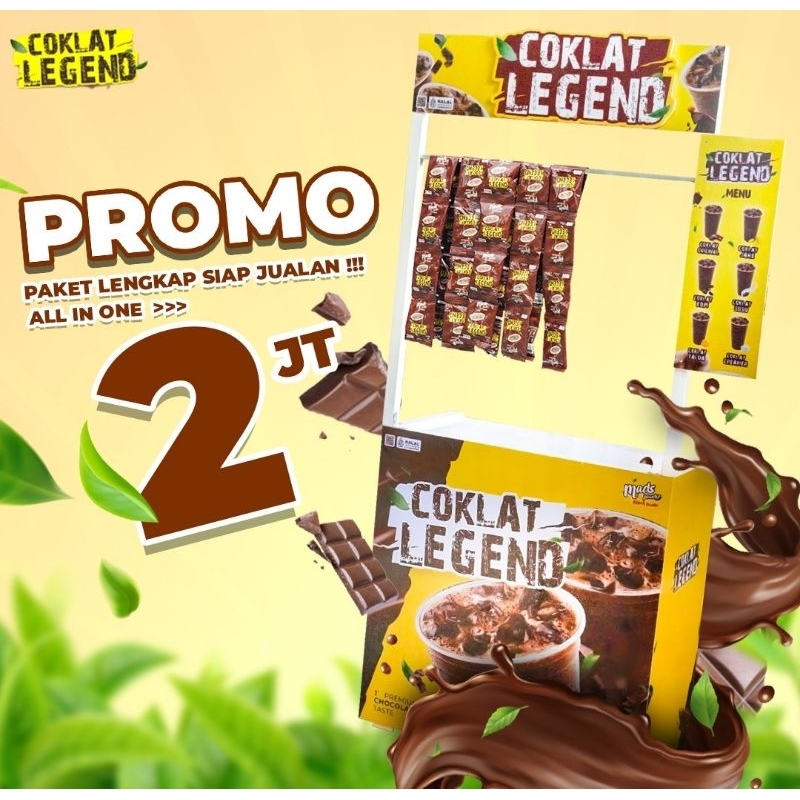 Jual Paket Usaha Coklat Legend - Booth Portable Lengkap dengan Bahan ...