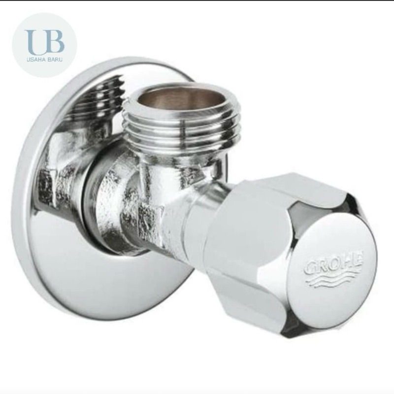 Jual GROHE STOP KRAN | STOP VALVE GROHE ANGLE VALVE 1/2" X 1/2 ...