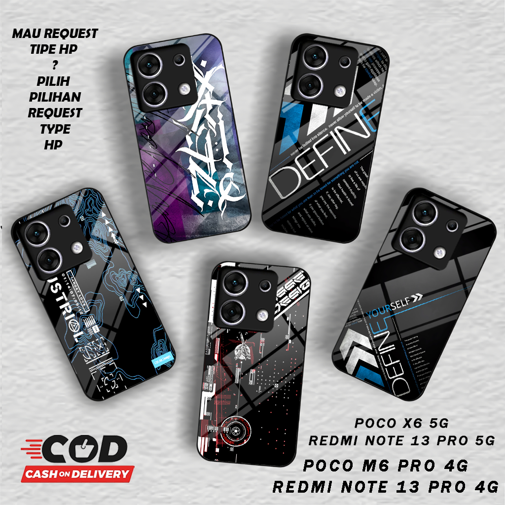Jual Casing Glossy ( MMR 7 ) POCO X6 5G l M6 PRO 4G l Case Silicon XIAOMI REDMI NOTE 13 4G l 5G ...