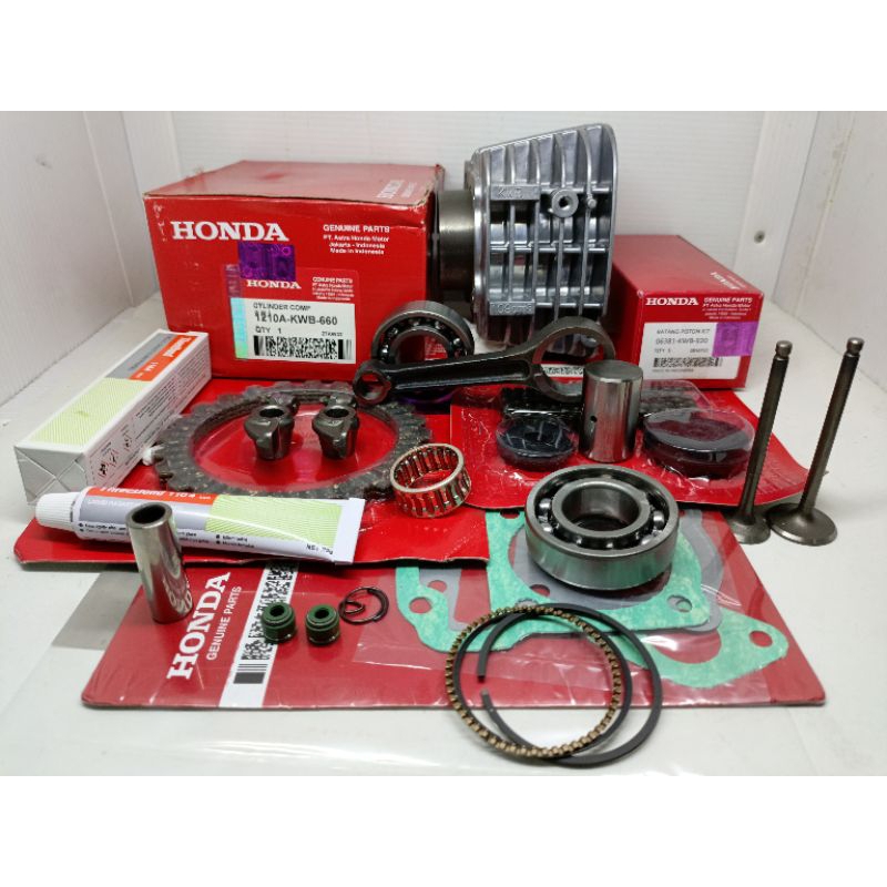 Jual Paket lengkap blok seher KWB 10item+stang seher Honda blade 110 ...