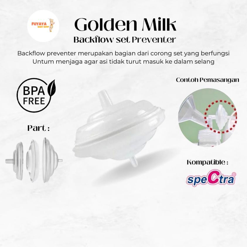 Jual Golden Milk Back Flow Preventer - Pompa Asi / Sparepart Pompa Asi ...