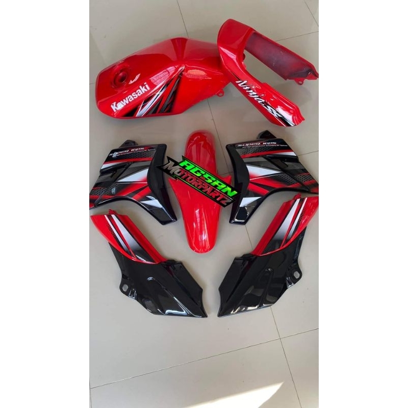 Jual Full cover body Ninja 150 R SS Merah 2013-2014 Original Kawasaki ...